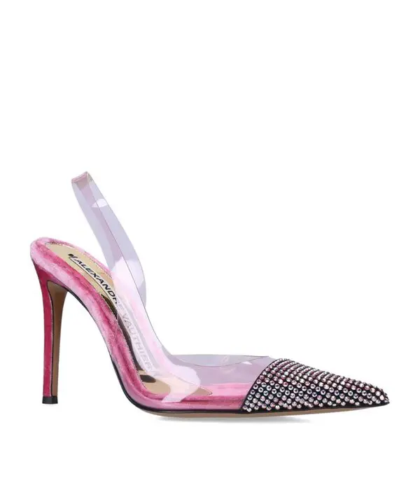 Alexandre Vauthier Embellished Slingback Heels 105