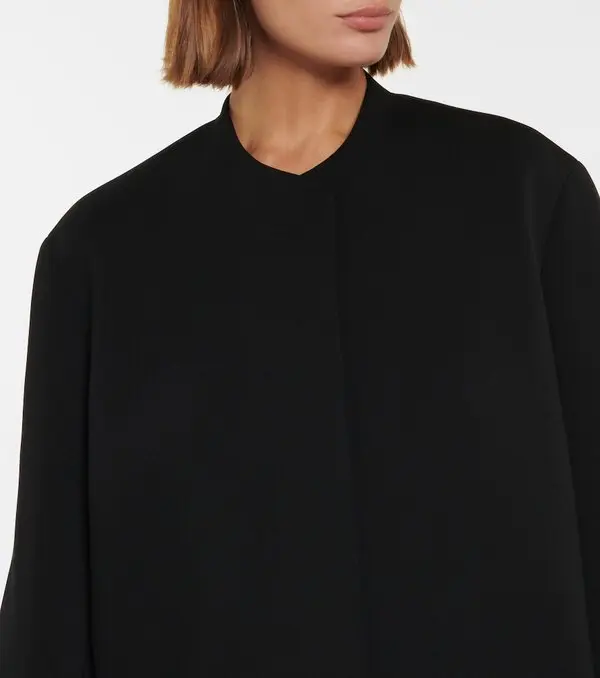 The Row Laradi Scuba Jacket In Black - 30% Off | Editorialist