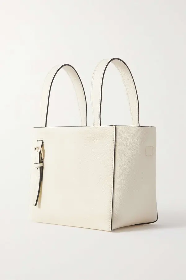 VALEXTRA Secchiello Mini Textured-leather Bucket Bag