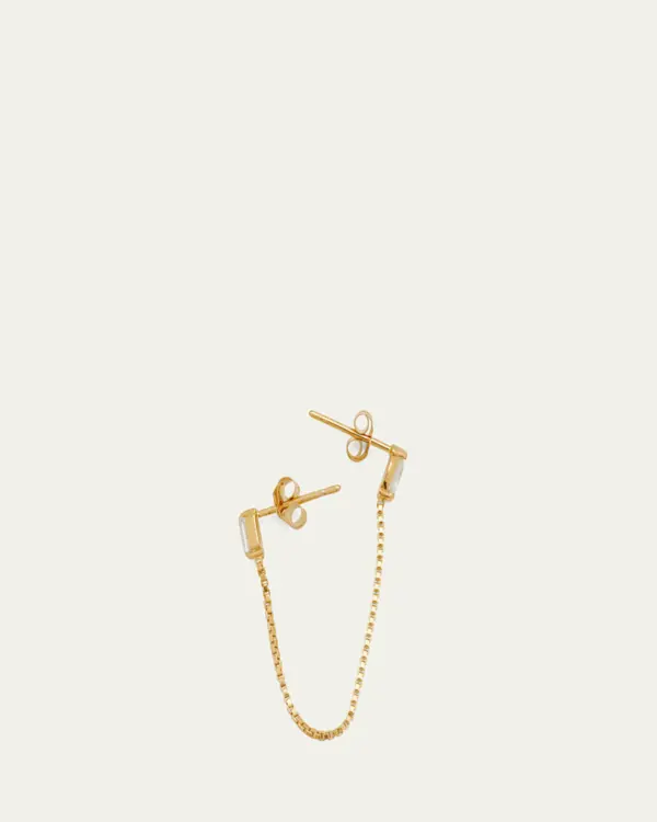 Jennifer Zeuner Jewelry Viola Chain Earrings