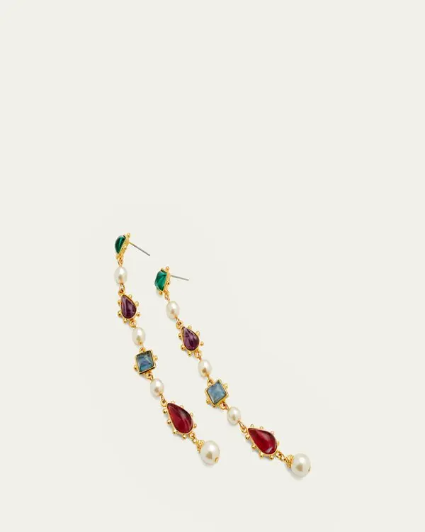 BEN-AMUN Byzantine Linear Dangle Earrings