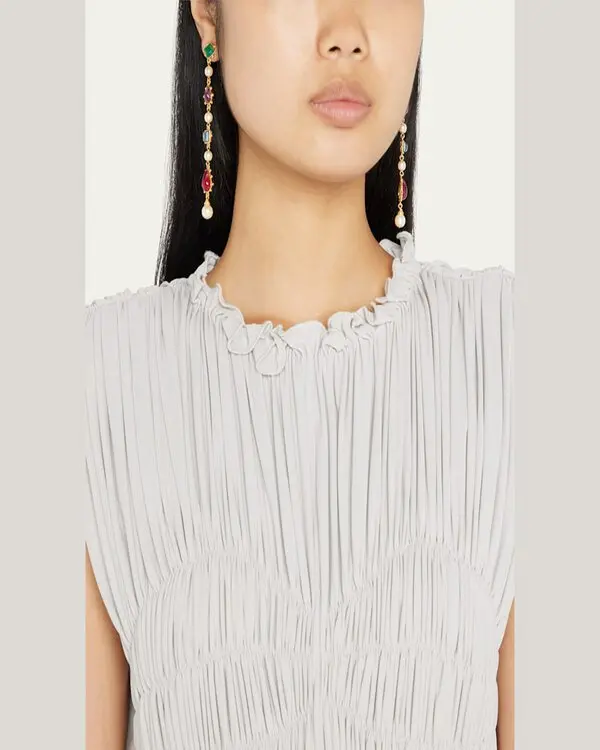 BEN-AMUN Byzantine Linear Dangle Earrings