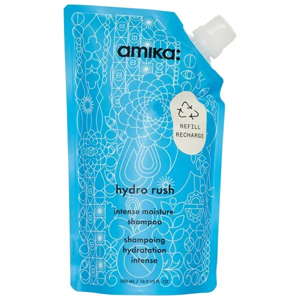 AMIKA Hydro Rush Intense Moisture Shampoo With Hyaluronic Acid - One-color