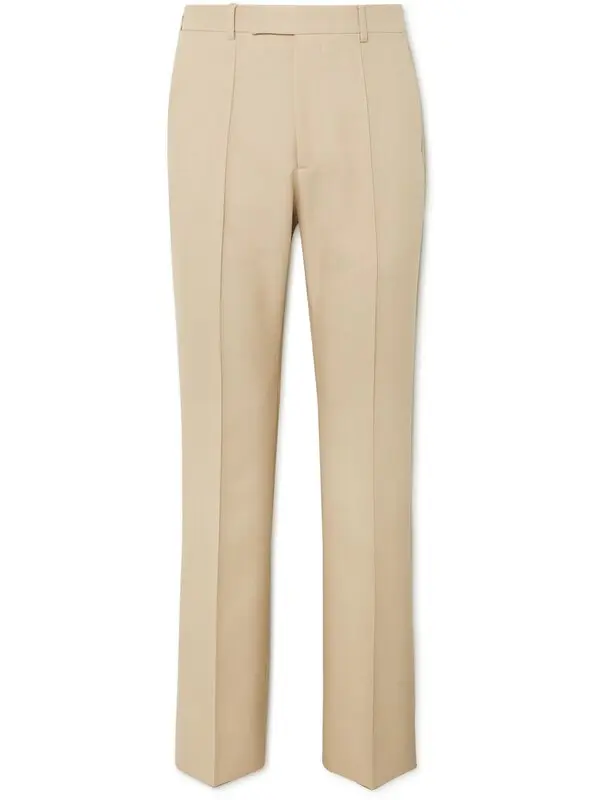 Gucci Drill Straight-leg Trousers