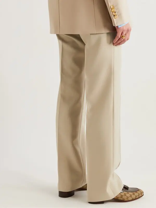 Gucci Drill Straight-leg Trousers