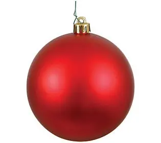 VICKERMAN 8' Matte Ball Christmas Ornament - One-color