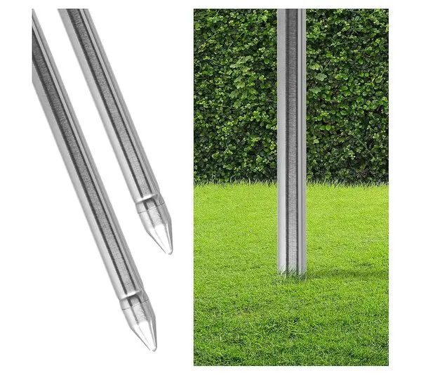 MATNEY Stainless Steel 5 Ft Outdoor Torch 2 Pack