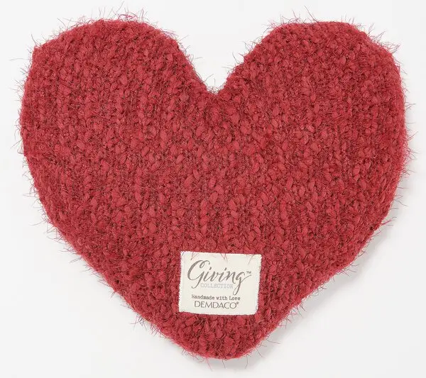 DEMDACO The Giving Heart Huggable Weighted Pillow