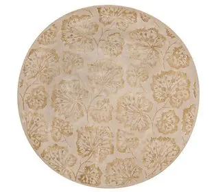 MARTHA STEWART Geranium Leaf 6' X 6' Round Rug