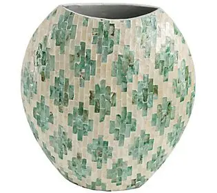 BARBARA KING 14' Mother-of-pearl Decorative Vas E - One-color