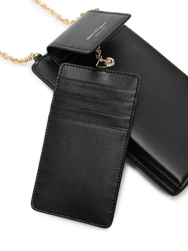 FERRAGAMO Vara-bow Leather Phone Case