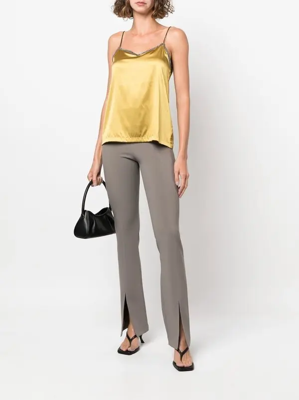 Fabiana Filippi Spaghetti Strap V-neck Vest