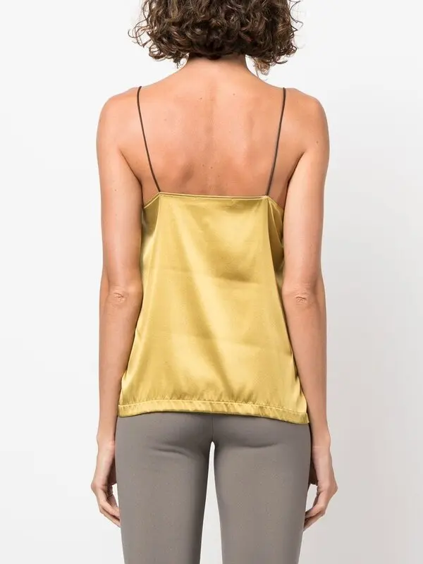 Fabiana Filippi Spaghetti Strap V-neck Vest