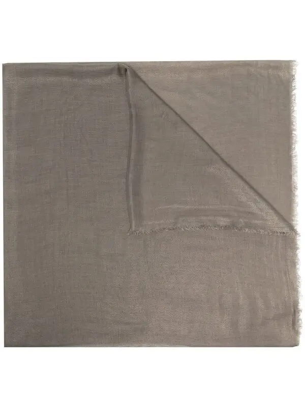 Fabiana Filippi Frayed-edge Scarf - Neutrals