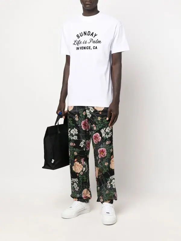 Palm Angels Sunday Logo-print T-shirt