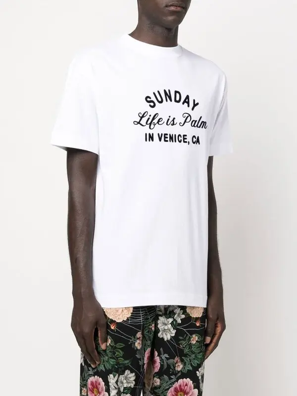 Palm Angels Sunday Logo-print T-shirt