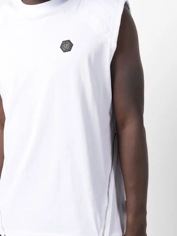 Philipp Plein Hexagon Quilted Vest