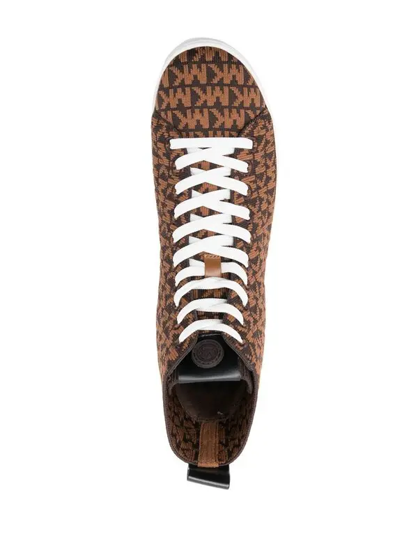 Michael Kors Edie Knitted High-top Sneakers