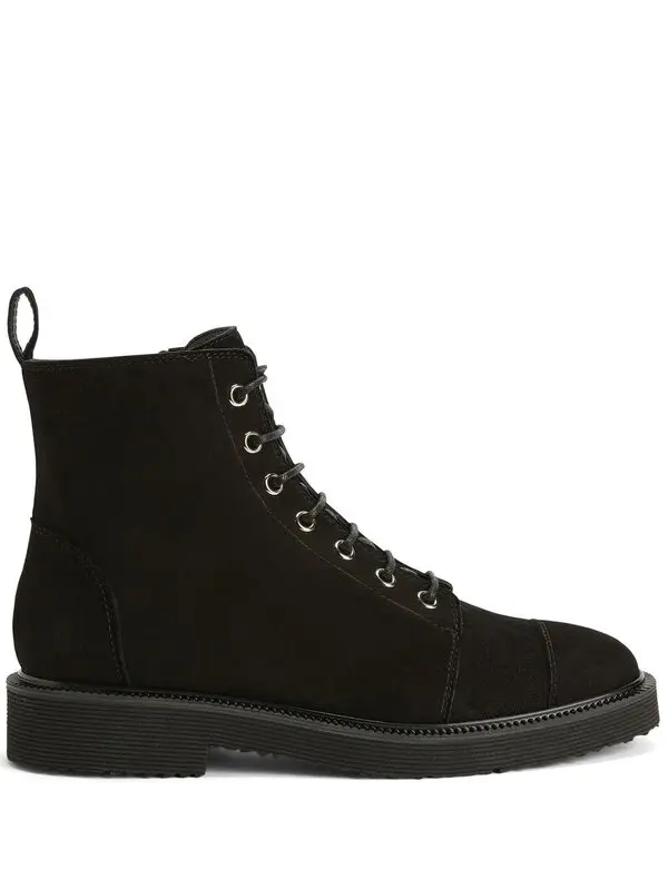 GIUSEPPE ZANOTTI Thora Lace-up Boots - Black