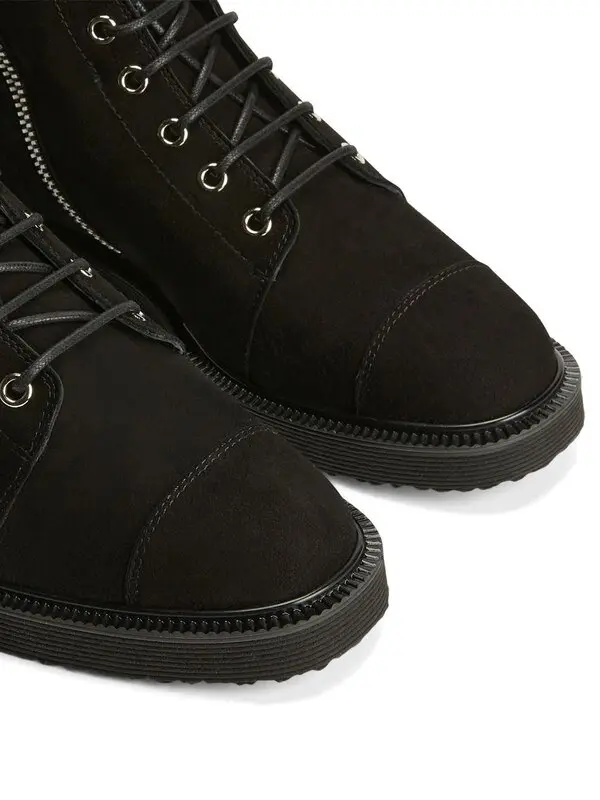 GIUSEPPE ZANOTTI Thora Lace-up Boots - Black