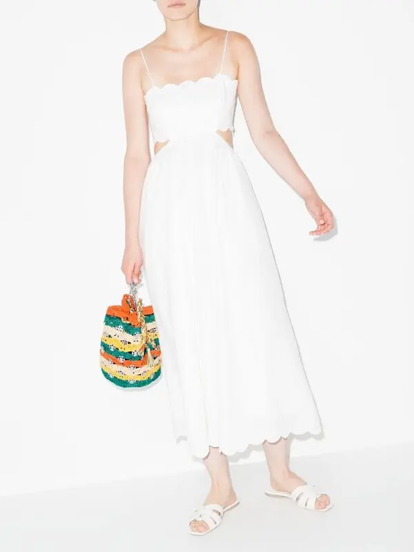 white linen dress india Valentina Linen Dress – Sunday St Tropez main image 0