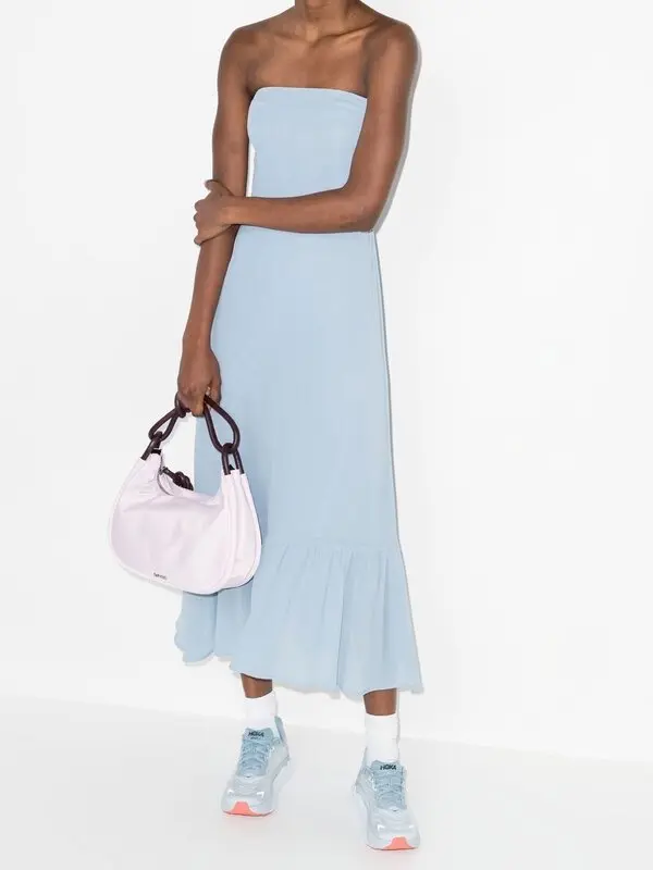 REFORMATION Arta Strapless Midi Dress