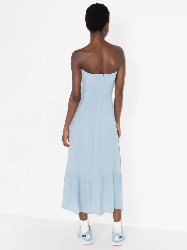 REFORMATION Arta Strapless Midi Dress