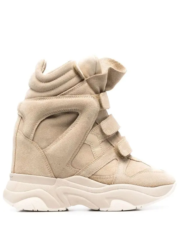 Isabel Marant Étoile Balskee Leather Sneakers - Neutrals