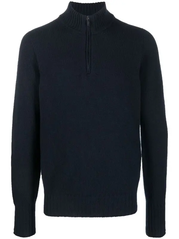 DRUMOHR Knitted Zip-front Jumper
