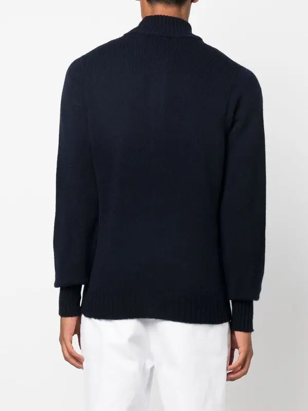 DRUMOHR Knitted Zip-front Jumper