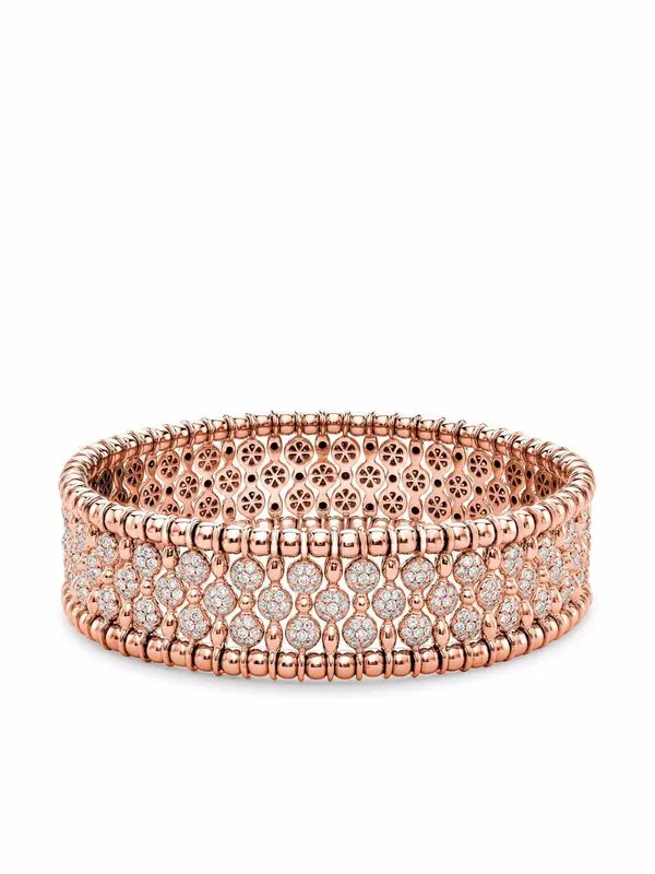 PRAGNELL 18kt Rose Bohemia Diamond Bracelet - Gold