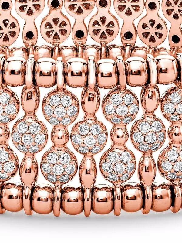 PRAGNELL 18kt Rose Bohemia Diamond Bracelet