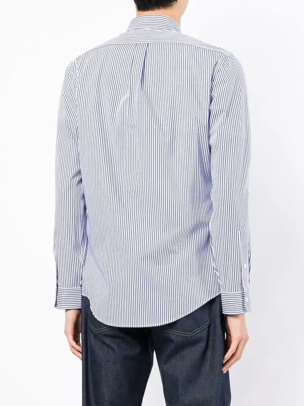 Polo Ralph Lauren Pinstriped Button-down Shirt - Blue