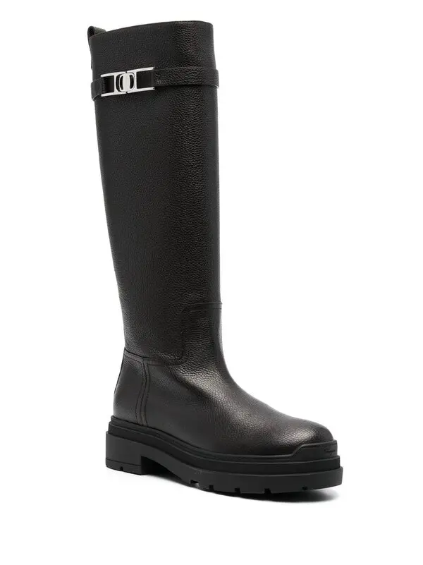 FERRAGAMO Ryder Knee-high Boots - Black