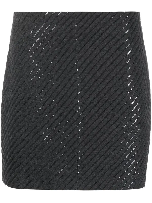 Brunello Cucinelli Sequin Embellished Mini Skirt