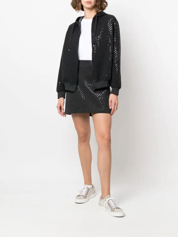 Brunello Cucinelli Sequin Embellished Mini Skirt