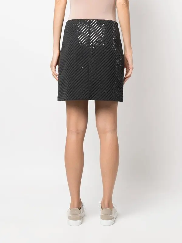 Brunello Cucinelli Sequin Embellished Mini Skirt