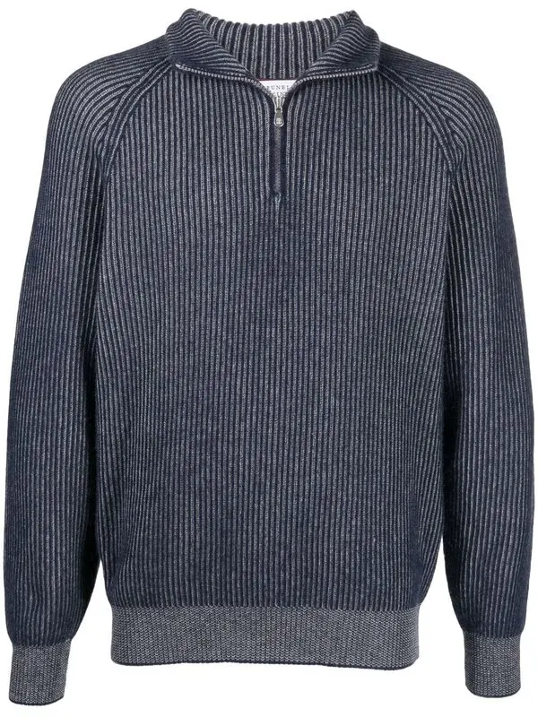 Brunello Cucinelli Ribbed-knit Cashmere Jumper