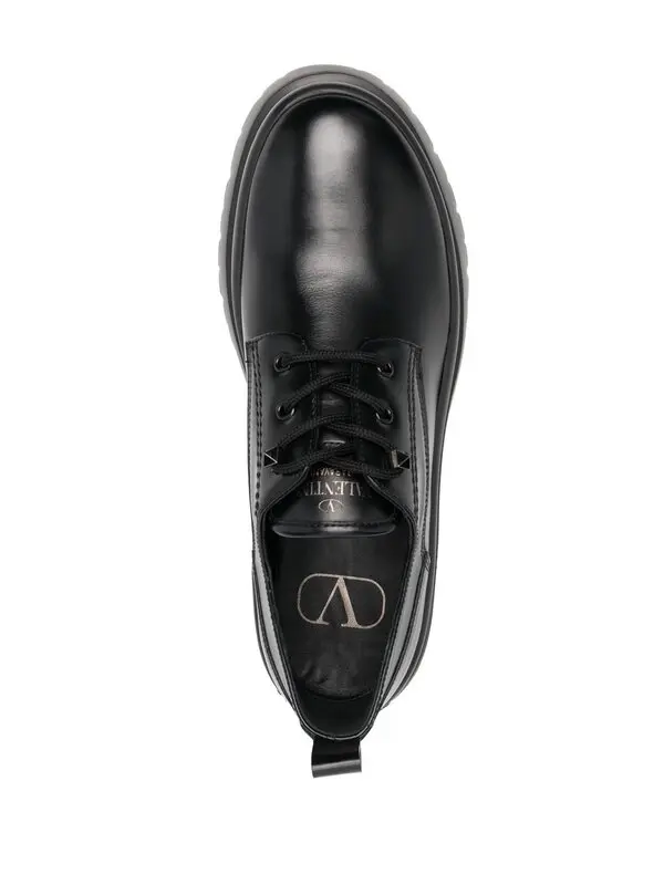 Valentino Garavani Ono Leather Derby Shoes
