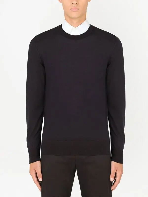 Dolce & Gabbana Round-neck Cashmere Sweater - Blue