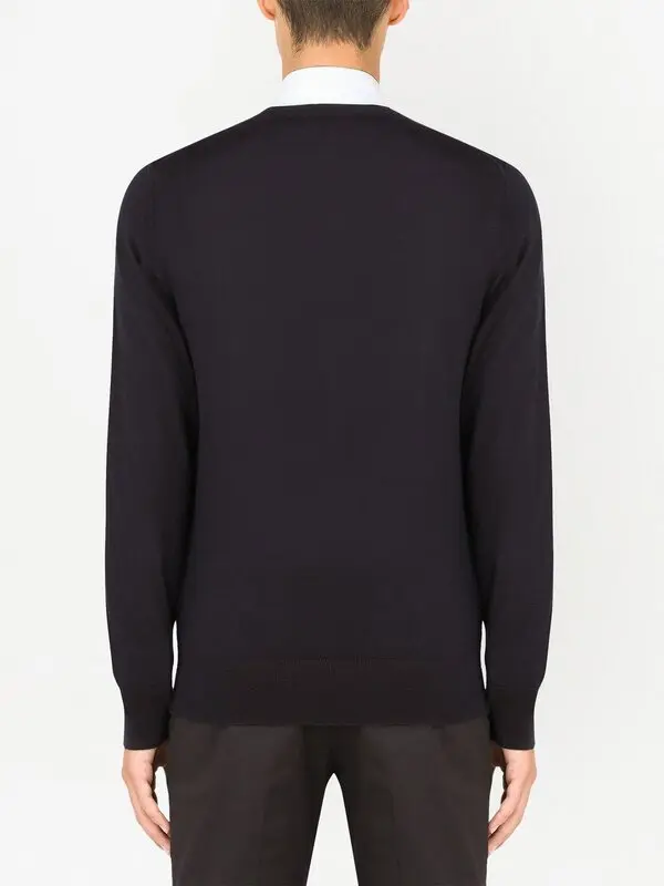Dolce & Gabbana Round-neck Cashmere Sweater - Blue