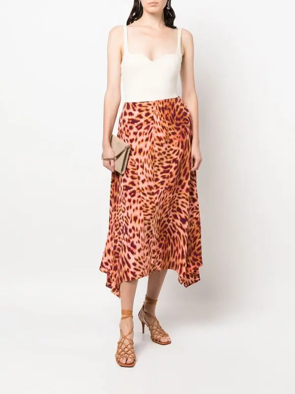 Stella McCartney Nayah A-line Midi Skirt