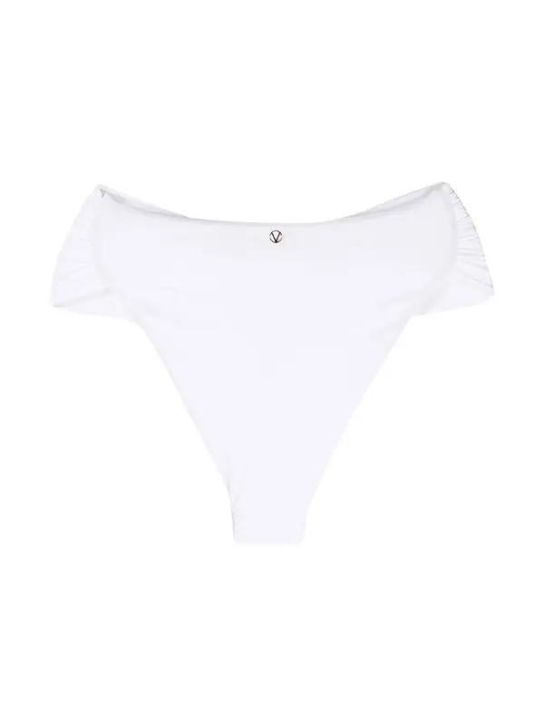 LA REVECHE Amelie Ruched Bikini Bottom