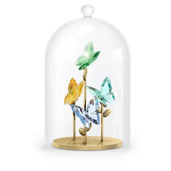 SWAROVSKI Jungle Beats Butterfly Bell Jar - Gold Tone