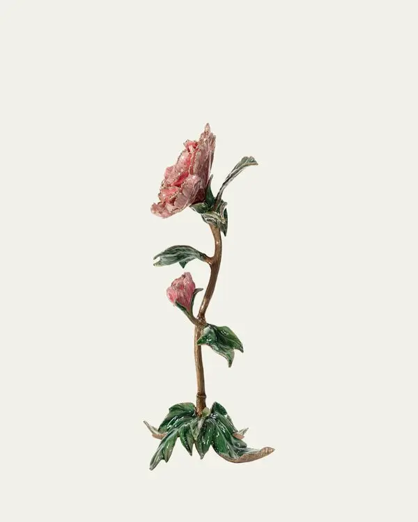 JAY STRONGWATER Peony Objet