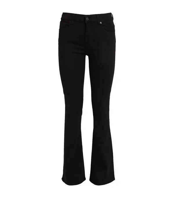 7 For All Mankind B Bootcut Jeans - Black