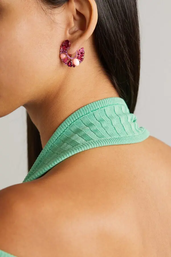 GARRARD Blaze 18-karat Multi-stone Earrings