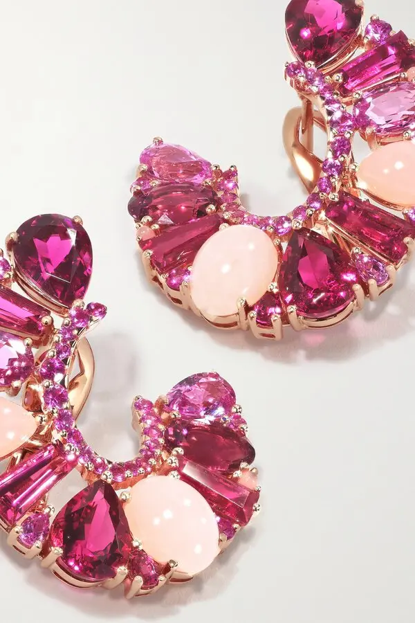 GARRARD Blaze 18-karat Multi-stone Earrings