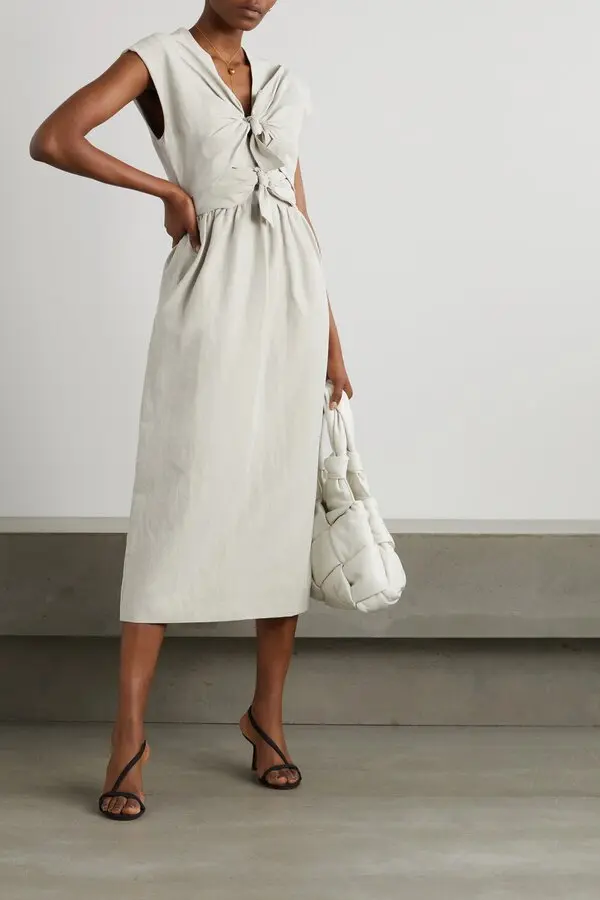 Tove Bea Woven Midi Dress