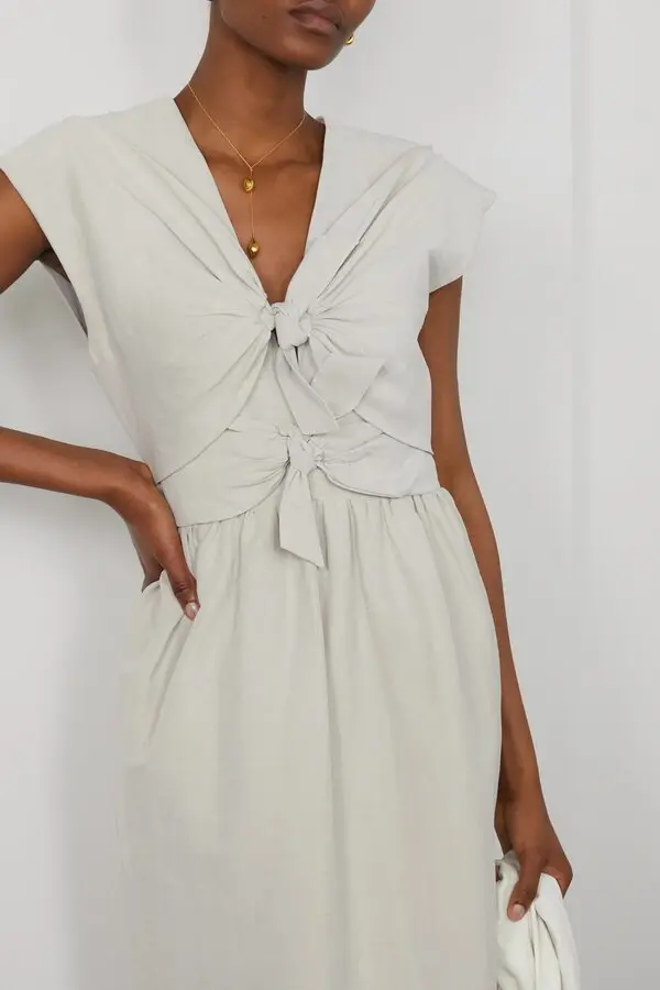 Tove Bea Woven Midi Dress